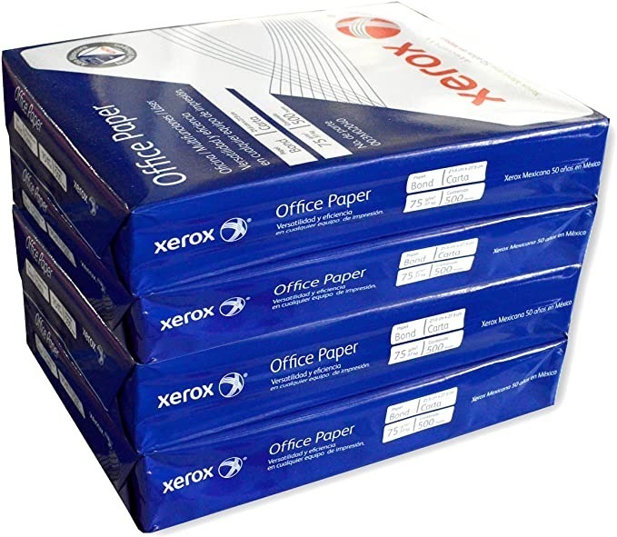 Caja 5000 Hojas De Papel Tamaño Carta Xerox Nuevo Oferta Envío Gratis