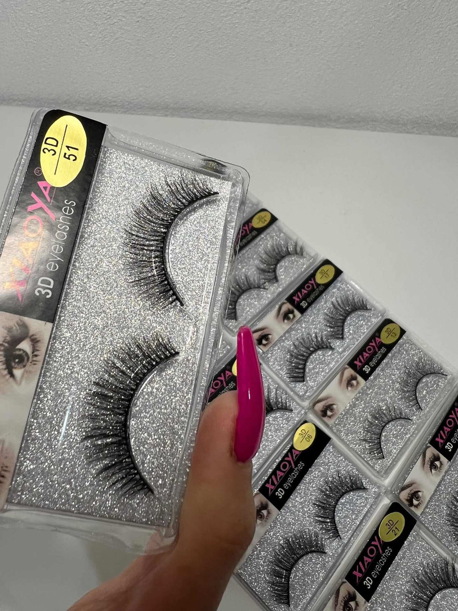 Paquete 10 Pares Pestañas Postizas 3d Xiaoya Mercadolibre