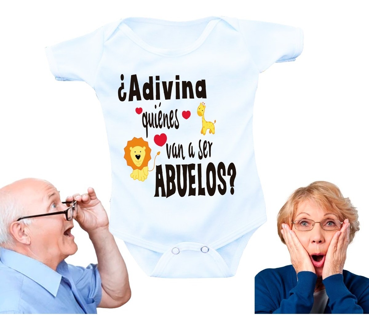 Body Pañalero Adivina Quienes Van A Ser Abuelos | Meses sin intereses Body Pañalero Adivina Quienes Van A Ser Abuelos | Meses sin intereses