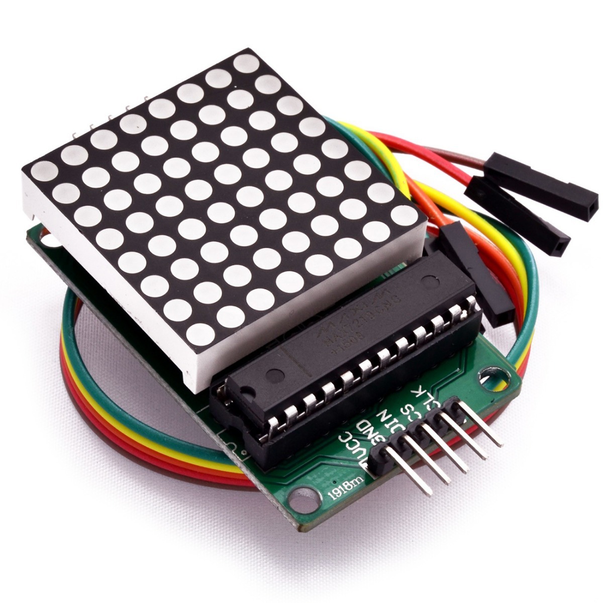 Modulo Display Matriz 8x8 Leds Max7219 Arduino Arm Pic Ptec 