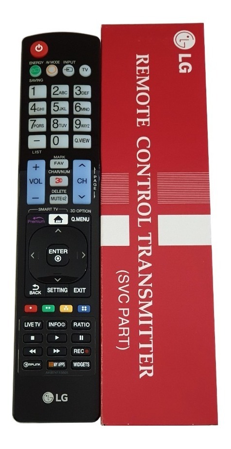 Controle Remoto Tv Lg 3d Akb74115501 Akb73275620 Original Mercadolivre