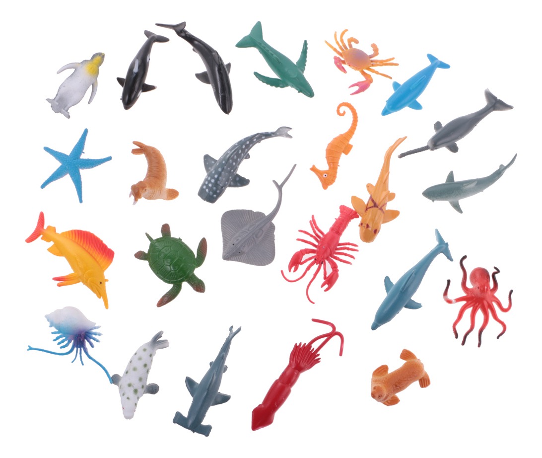 Lote 24 Pcs Pvc Mini Animais Marinhos Modelo Figuras Criança ... Lote 24 Pcs Pvc Mini Animais Marinhos Modelo Figuras Criança ...
