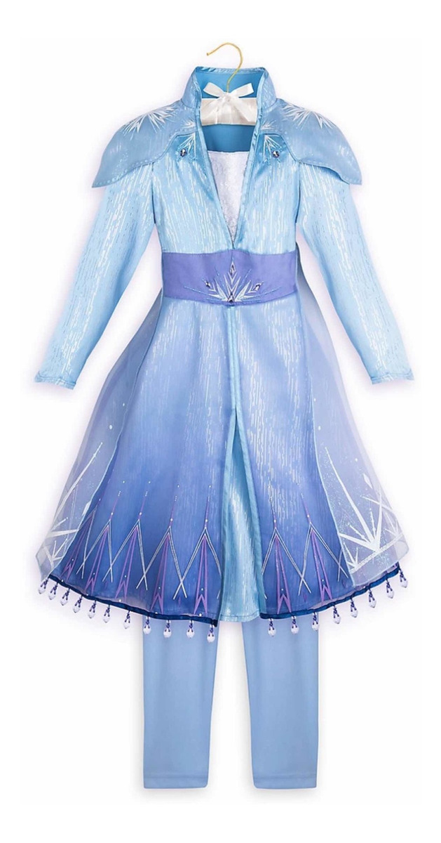 Vestido Disfraz Elsa Frozen 2 Original Disney Store Envío Gratis