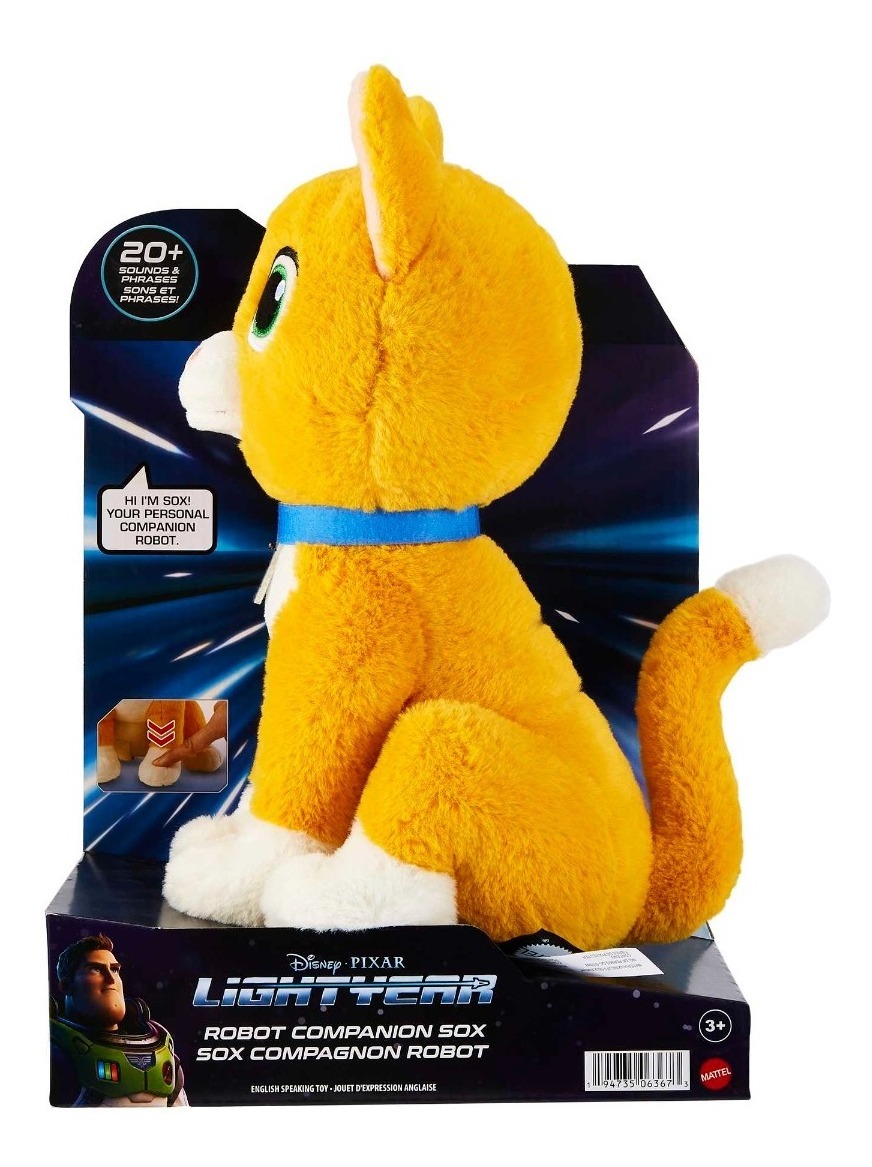 Peluche Gato Sox Lightyear Interactivo Con Sonido Mattel Mercadolibre