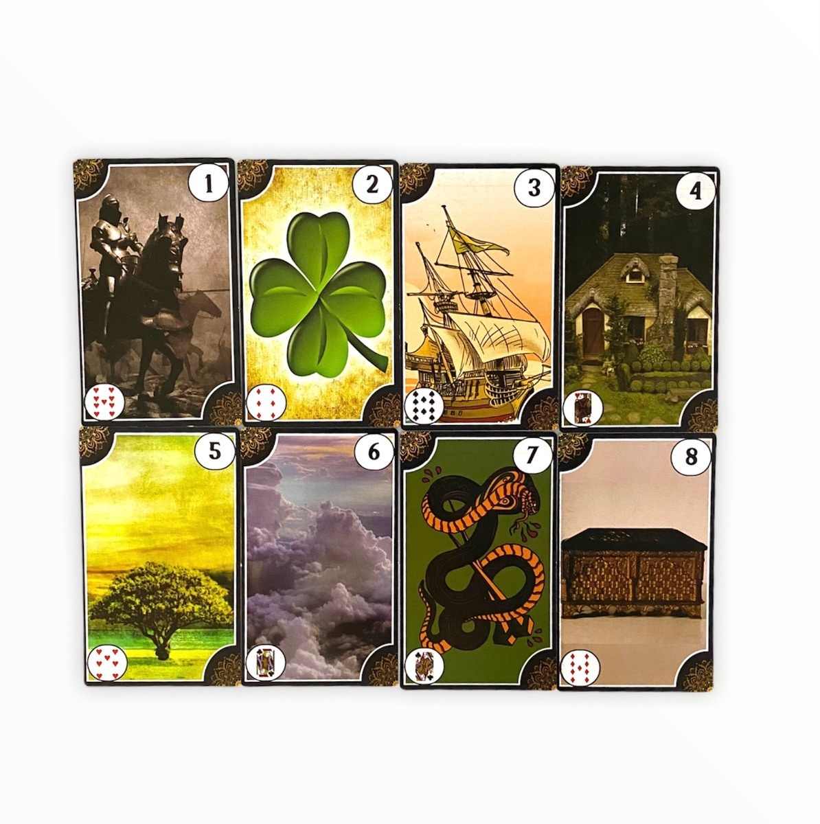 Baralho Tarot Oráculo Cigano Lenormand 36 Cartas E Manual Mercado Livre