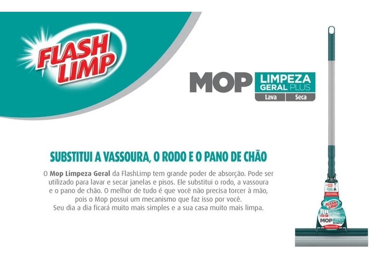Mop Rodo Magico Flash Limp Original Limpeza Geral Plus | MercadoLivre Mop Rodo Magico Flash Limp Original Limpeza Geral Plus | MercadoLivre