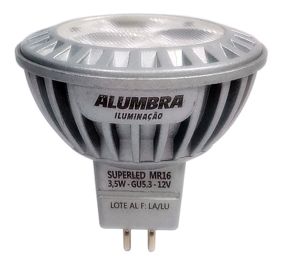 Lâmpada Dicroica Led Mr16 12v Gu 5 3 4000k Spot Branco Mercadolivre