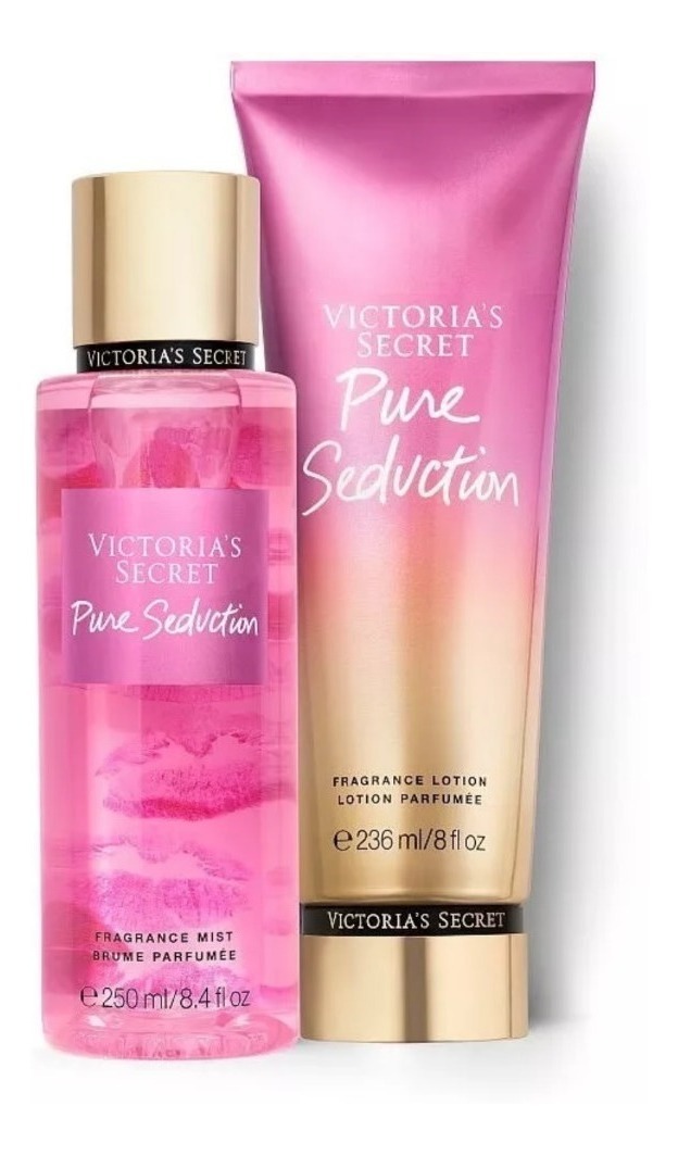 Kit Victoria Secrets Pure Seduction Hidratante Body Splash