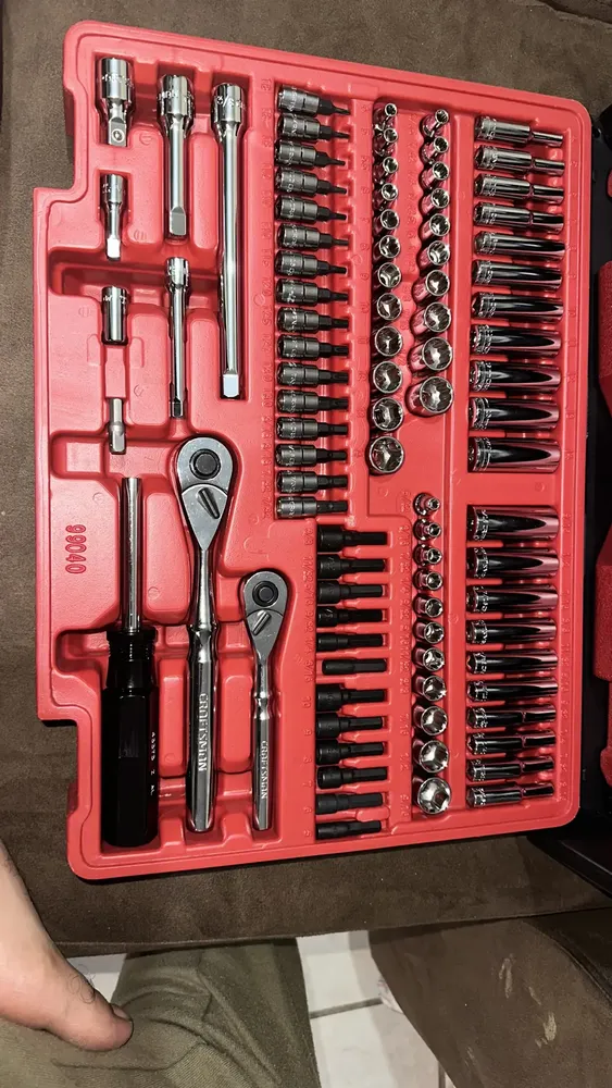 Caja Craftsman 450 Pc Herramienta Mecanica Autocle 1/2 1/4 Negro ...