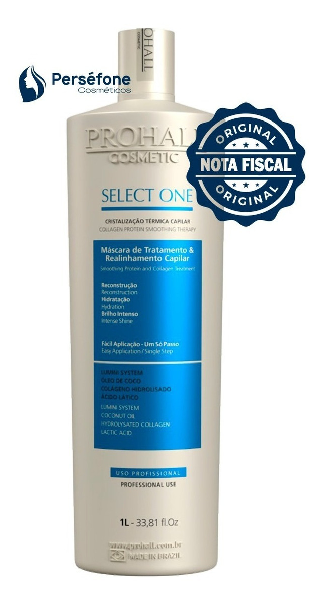 Selagem Sem Formol Select One Prohall 1 Litro | Mercado Livre Selagem Sem Formol Select One Prohall 1 Litro | Mercado Livre