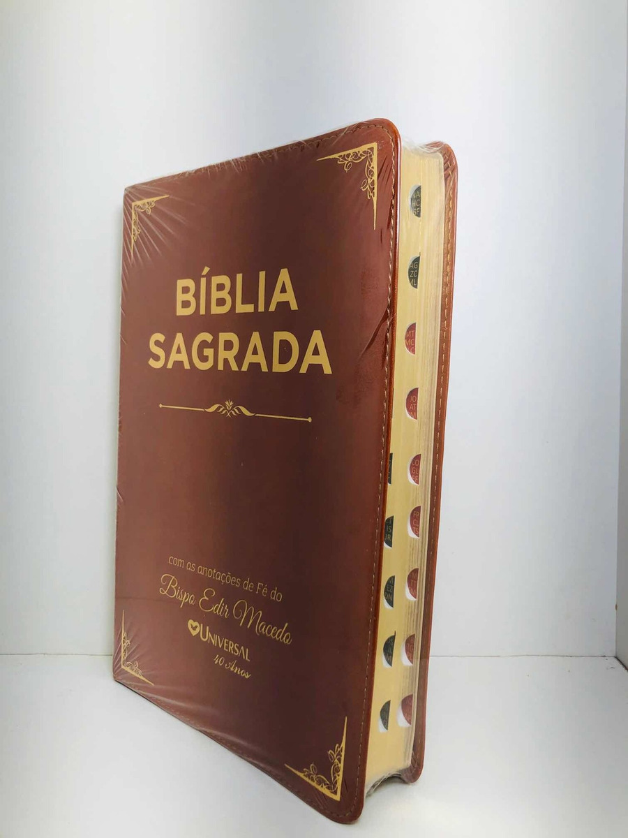 Bíblia Sagrada Com As Anotações De Fé Do Bispo Edir Macedo ... Bíblia Sagrada Com As Anotações De Fé Do Bispo Edir Macedo ...