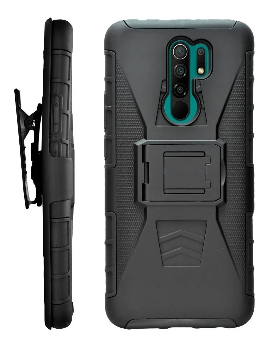 Funda Uso Rudo Para Xiaomi Redmi 9 M2004j19g Robot Clip Mercadolibre