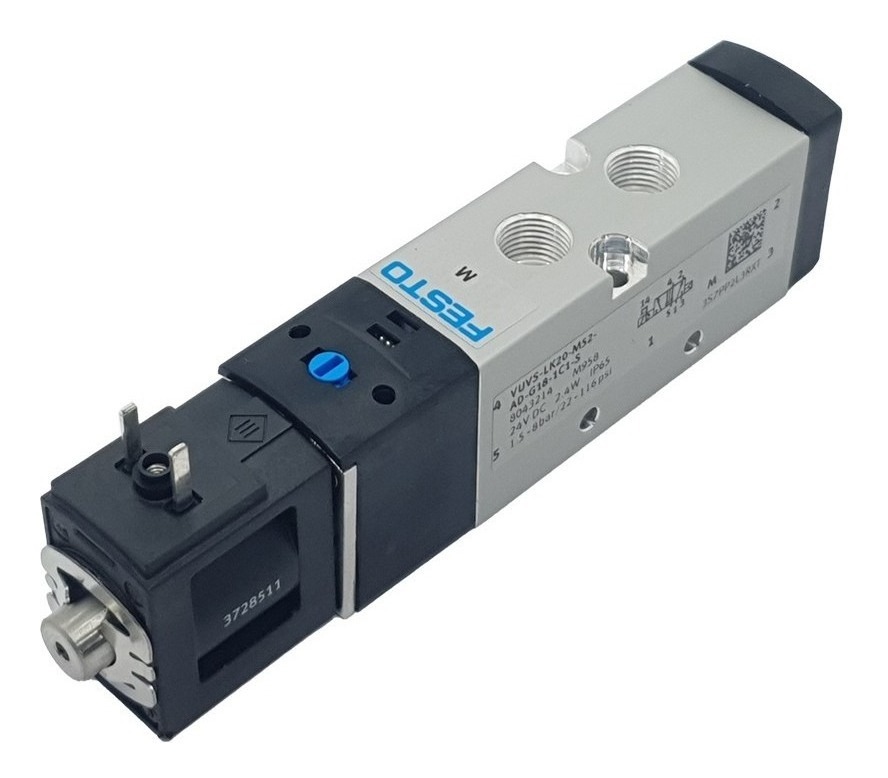 Válvula Solenoide 5 2 Vias Vuvs Lk20 M52 Ad G18 1c1 S Festo