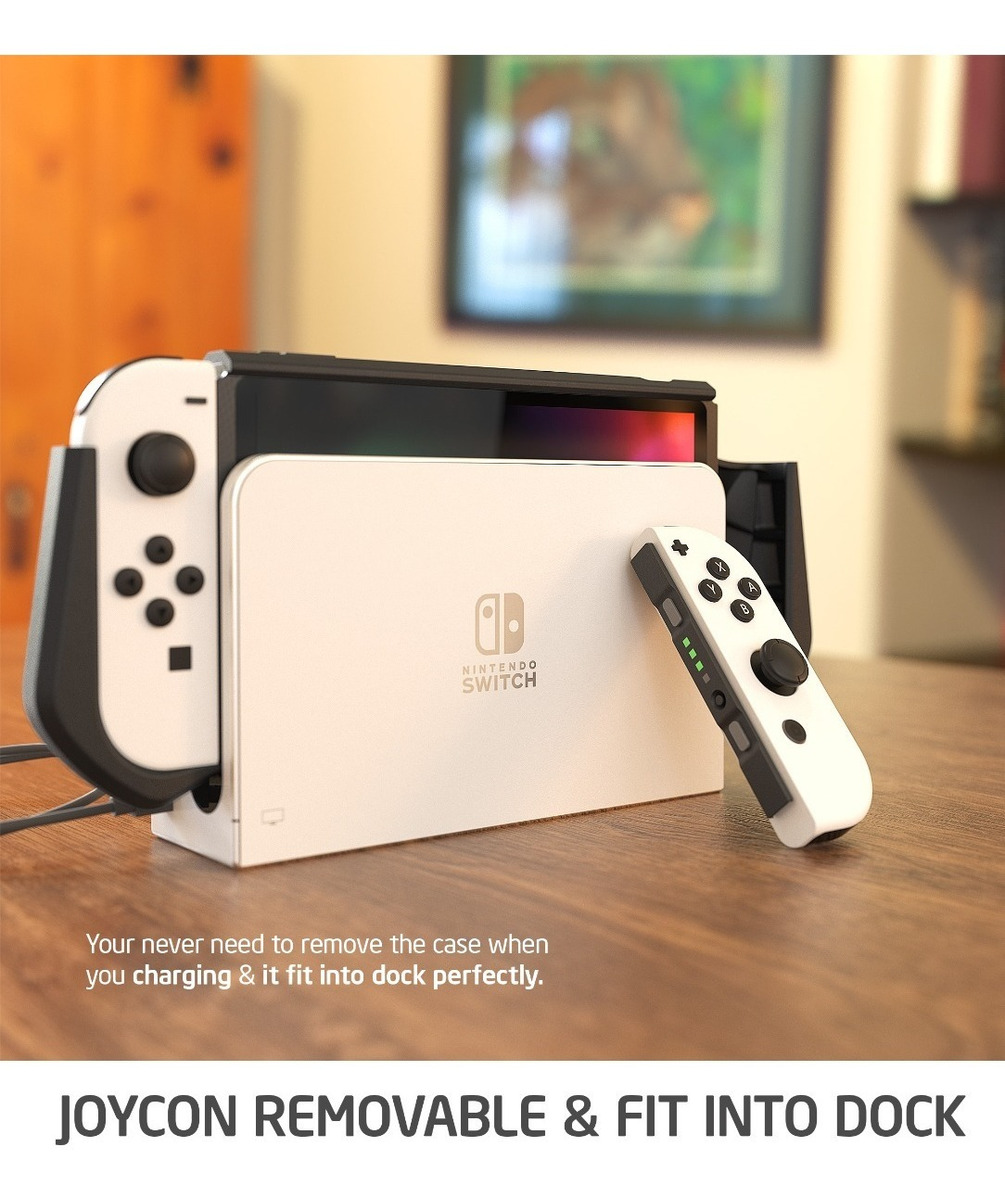 Funda Para Nintendo Switch Oled 2021 Mumba Blade Negro Meses Sin