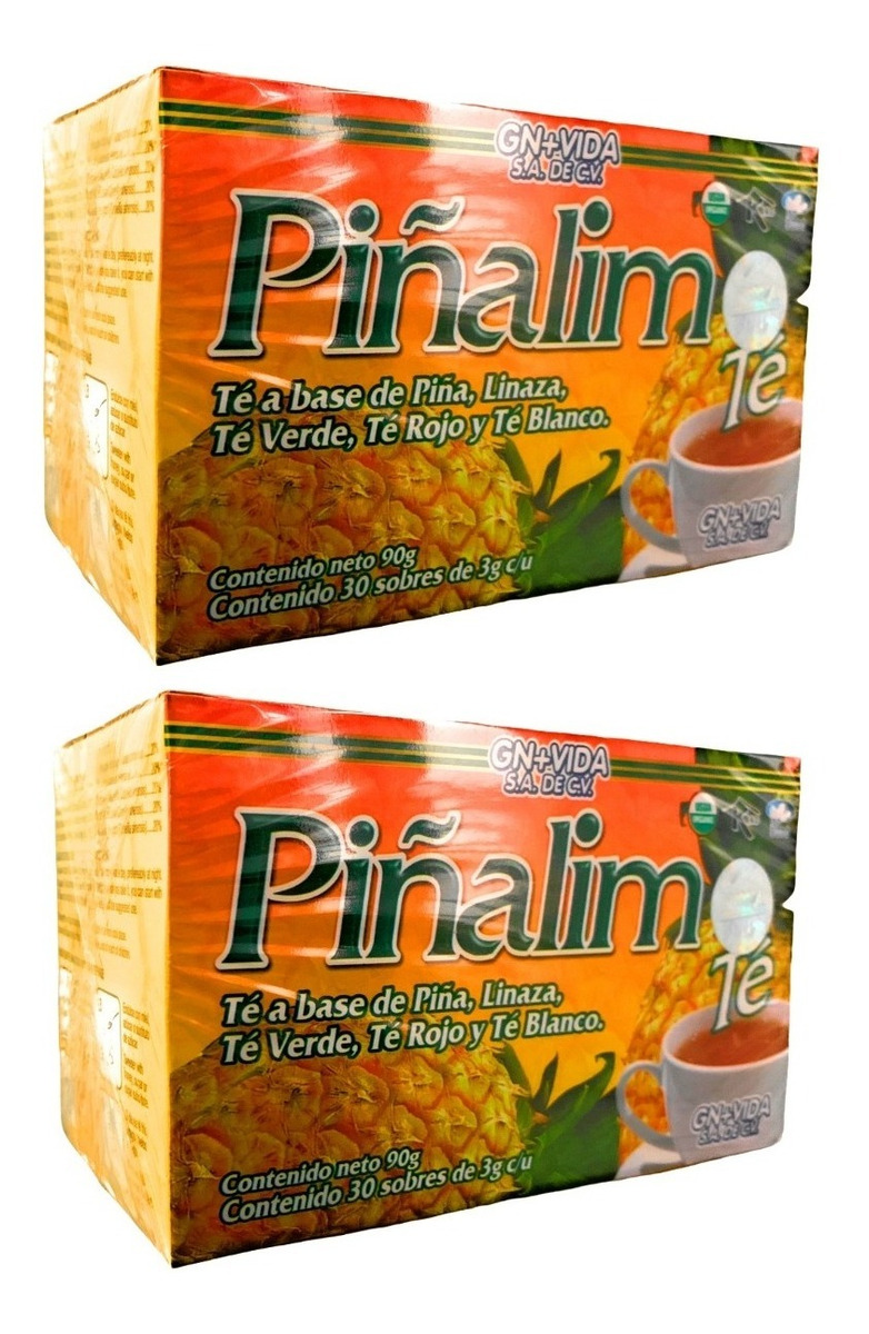 Piñalim Te Original Gn + Vida 60 Sobres (2 Cajas) Holograma | Mercado Libre Piñalim Te Original Gn + Vida 60 Sobres (2 Cajas) Holograma | Mercado Libre