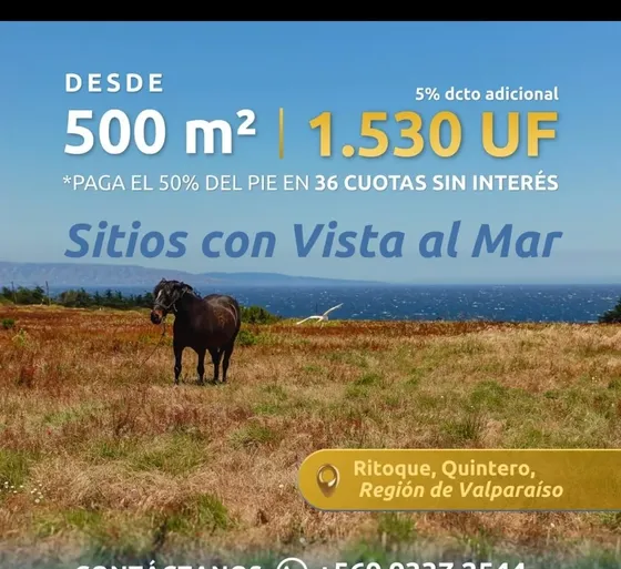 Terrenos en Venta en Ritoque, Quintero, profesional ...