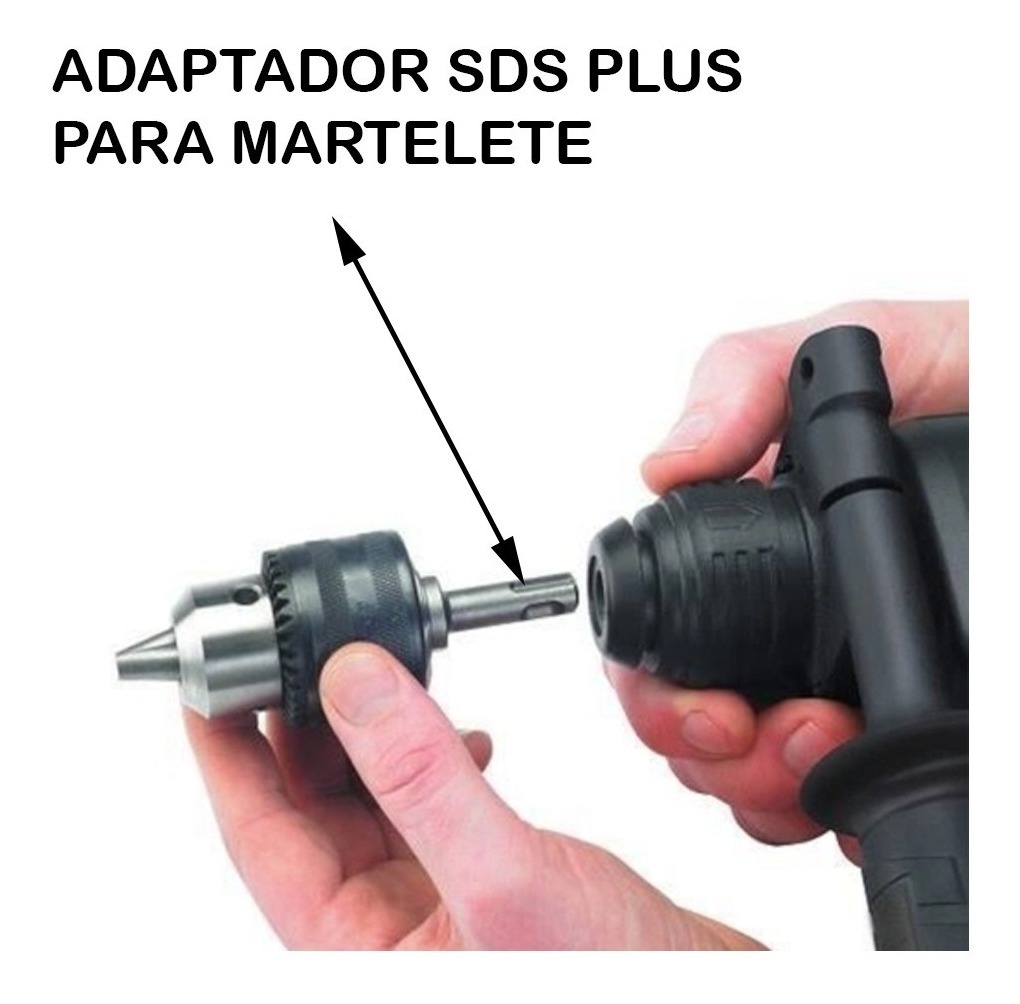 Mandril De Furadeira Adaptador Sds Plus Martelete Ferramenta Mercadolivre