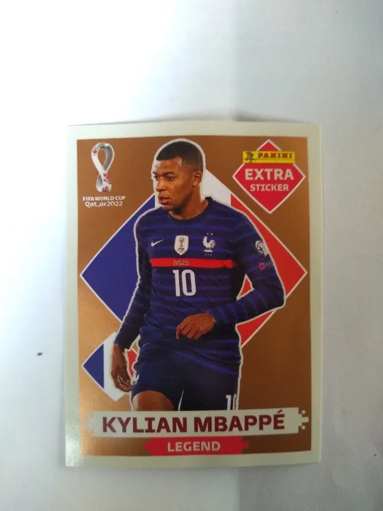 Qatar 2022 Estampas Kylian Mbappe Bronce Extra Sticker Panin | MercadoLibre