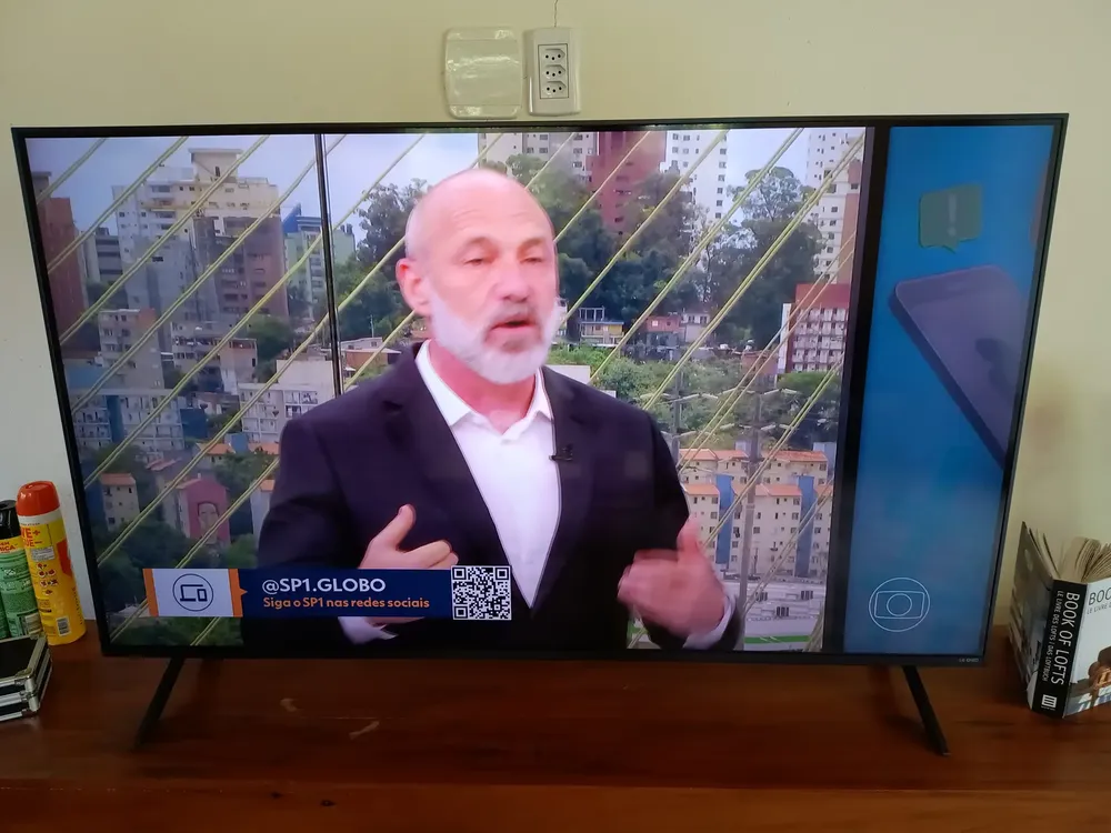 Smart TV 4K 55" LG QNED 55QNED82 Processador α7 AI Ger8 Ultra Slim ...