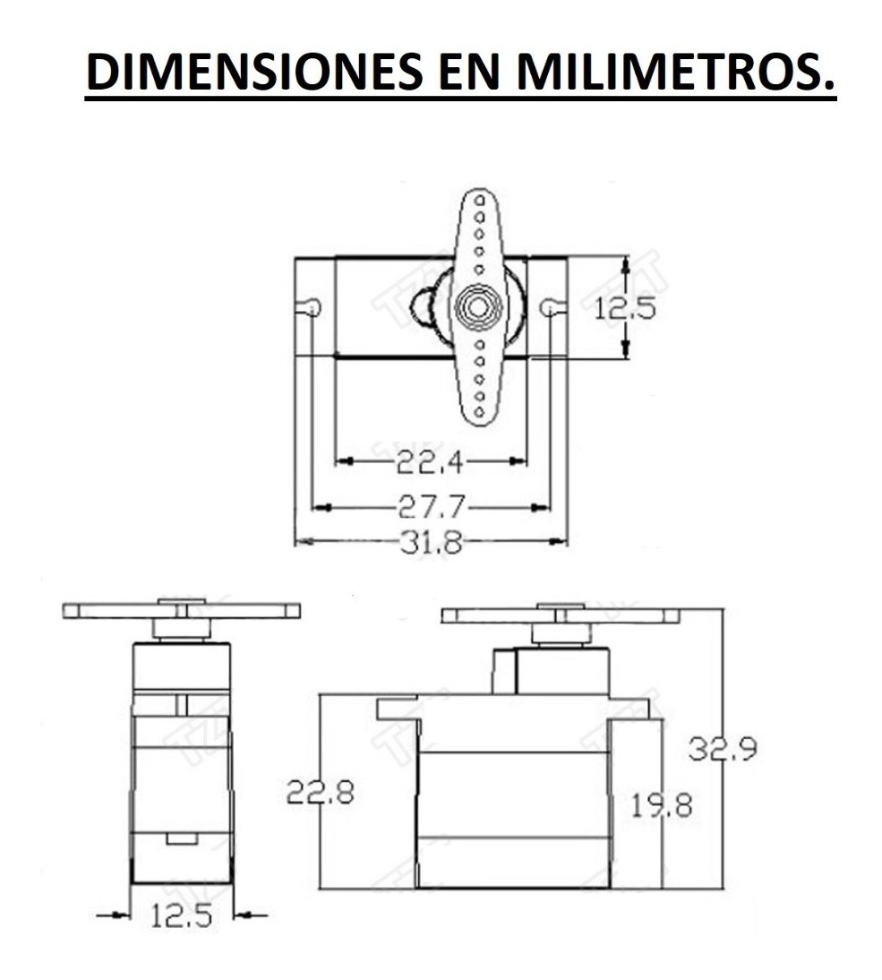 Micro Servo Motor Mg90s | Cuotas sin interés