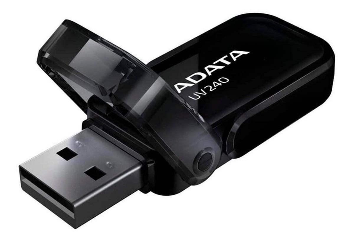 Memoria USB Adata UV240 32GB 2.0 negro | PSA COMPUTO Y PAPELERIA Memoria USB Adata UV240 32GB 2.0 negro | PSA COMPUTO Y PAPELERIA