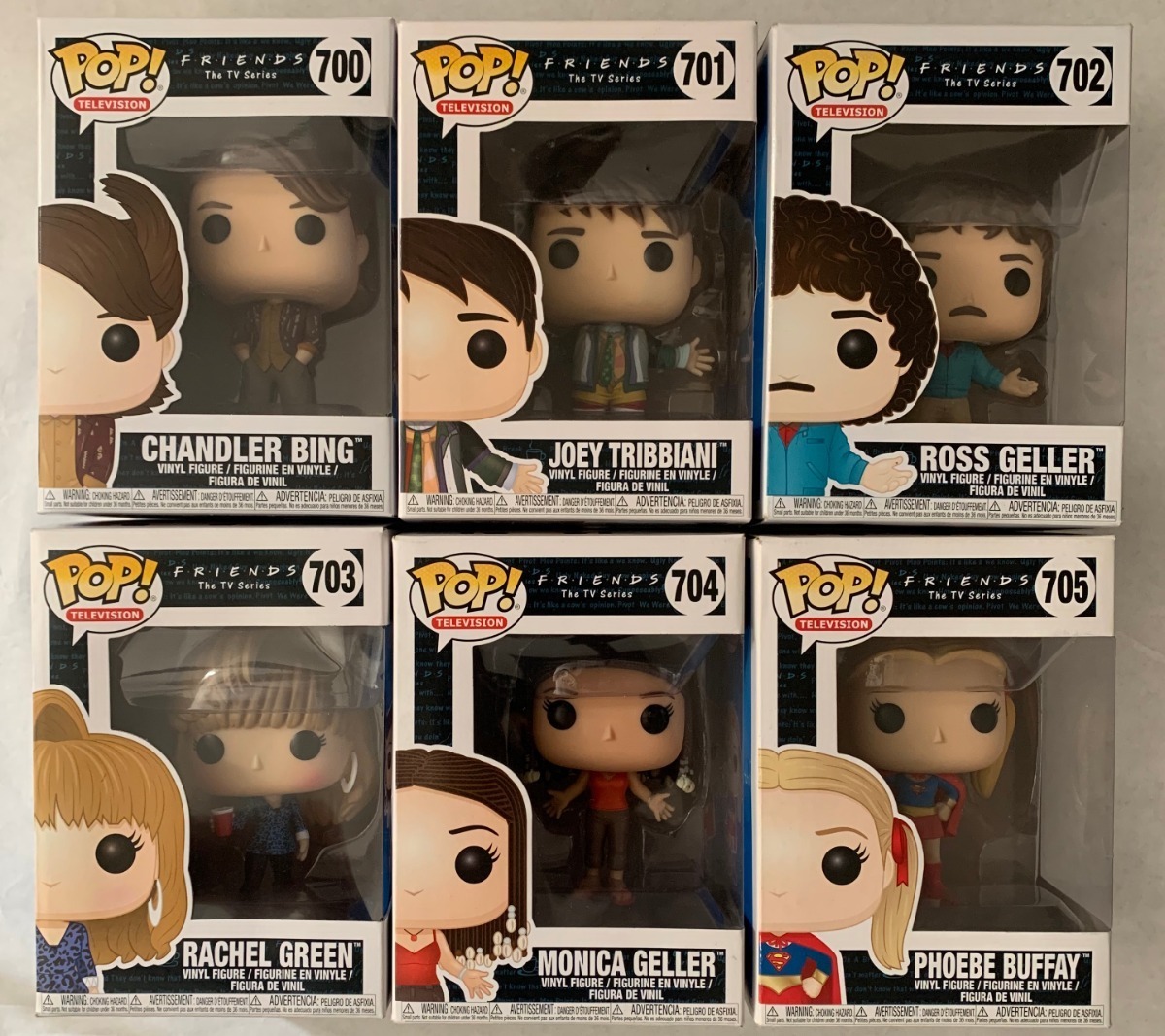 Funko Pop! Friends Tv Serie Set 6 Personajes | Meses sin intereses