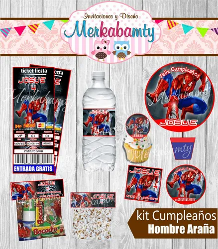 Invitaciones De Cumpleaños Kit Hombre Araña Imprimelo Tú!! en venta en ... Invitaciones De Cumpleaños Kit Hombre Araña Imprimelo Tú!! en venta en ...