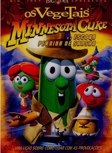 Dvd Os Vegetais Minnesota Cuke E A Escova Perdida De Sansão Parcelamento Sem Juros