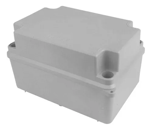 Passage Box 8x12x7,5 cm con tapa opaca alta gris para Cftv | MercadoLibre