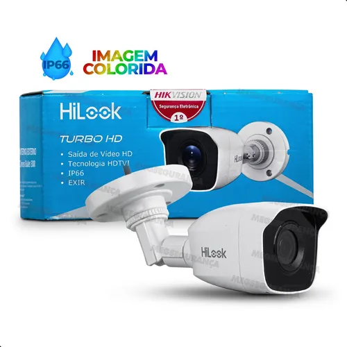 Camera Hilook Full Hd Bullet 2mp 2 8mm Ir 20m Thc B120 2 8mm