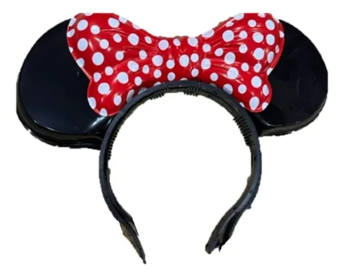 Vinchas Plásticas Orejas Minnie Pack X 6
