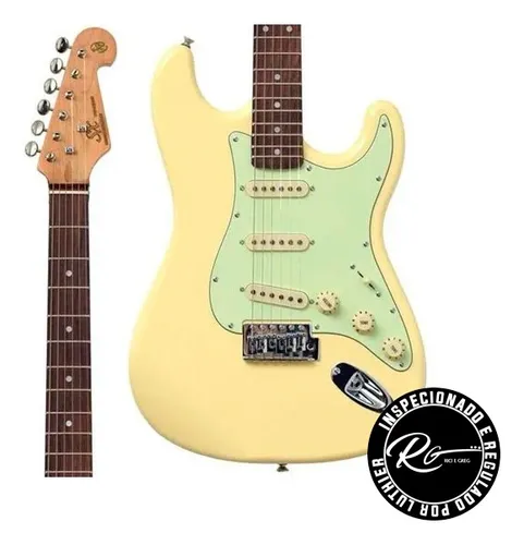 Guitarra elétrica SX Vintage Series SST62+ de tília vintage Guitarra elétrica SX Vintage Series SST62+ de tília vintage