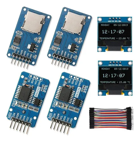 Kit Real Clock, Módulo De Reloj Ds3231 At24c32 Iic Rtc + Sd | Cuotas ... Kit Real Clock, Módulo De Reloj Ds3231 At24c32 Iic Rtc + Sd | Cuotas ...