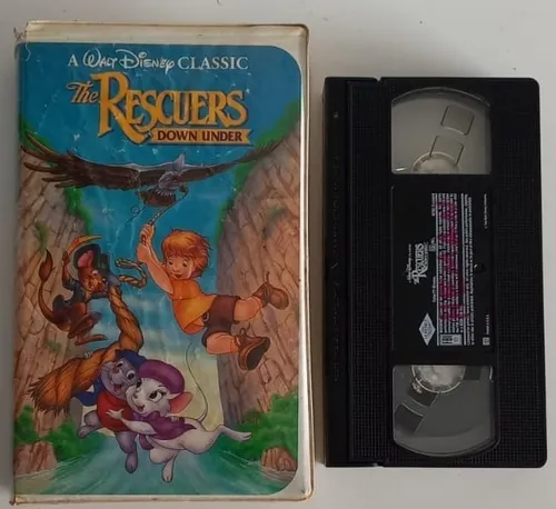 D5894 - Vhs The Rescuers Down Under - Classico Desenho Anima | MercadoLivre