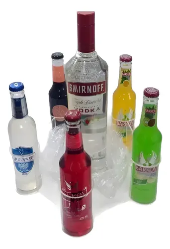 Balde Em Acrílico Combo Para Bebidas - Kit Com 4 Unidades | Frete grátis