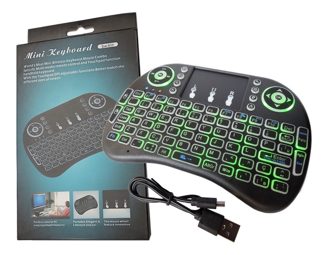 Mini Teclado Sem Fio Wireless Touch Universal Tv,pc,box Tv. | Mercado Livre Mini Teclado Sem Fio Wireless Touch Universal Tv,pc,box Tv. | Mercado Livre