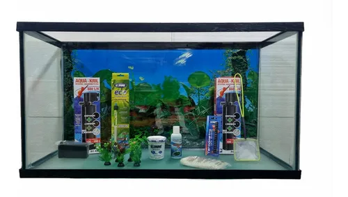 Pecera Rectangular 150 Litros Equipada | Meses sin interés