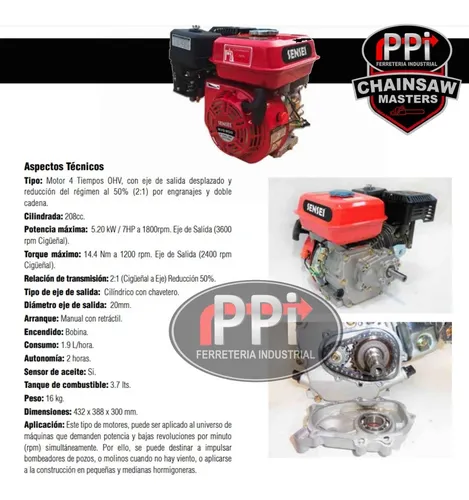 Motor Naftero Explosión Sensei M70 Con Reductor 7hp Moron en venta en ... Motor Naftero Explosión Sensei M70 Con Reductor 7hp Moron en venta en ...