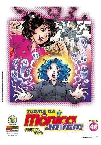 Livro Turma Da Mônica Jovem Primeira Série Vol 48 Edições 8 E 9