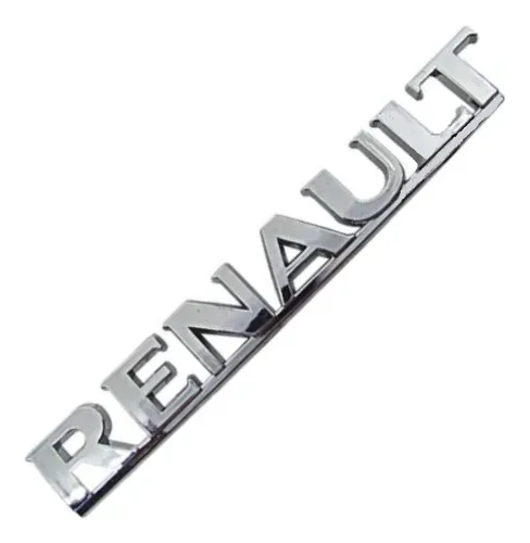 Emblema Renault Letreiro Nome Cromado Para Porta Malas Linha | MercadoLivre
