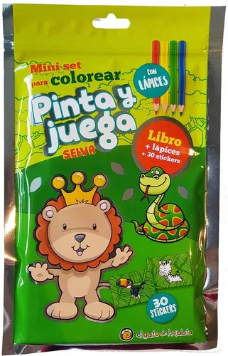 Selva - Pinta Y Juega - El Gato De Hojalata | MercadoLibre Selva - Pinta Y Juega - El Gato De Hojalata | MercadoLibre