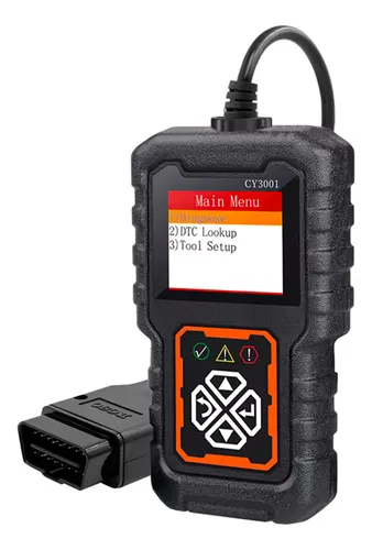 Scanner Automotivo Cy3001 Obd2 Leitor Código Portugues C/ Nf | Frete grátis
