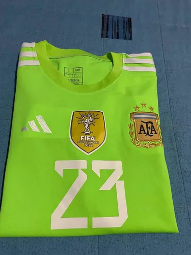 Camiseta De La Selección Argentina 2023 Con 3 Estrellas Dibu En Venta