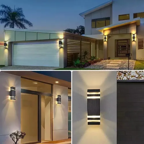Lámpara Led Pared Exterior Impermeable Lámpara Decorativa | MercadoLibre