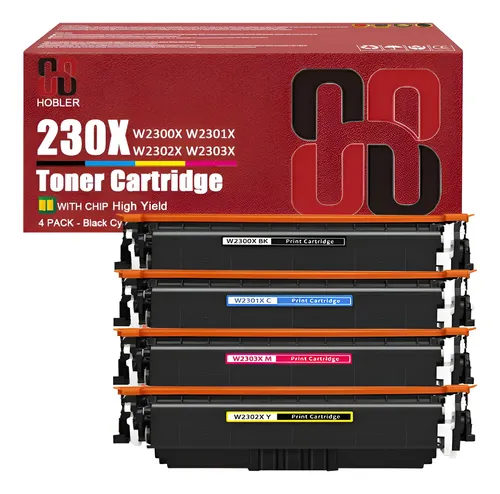 Kit Toner Compatível 230x Laserjet Mfp 4303fdw 4303 Com Chip - Preto ...