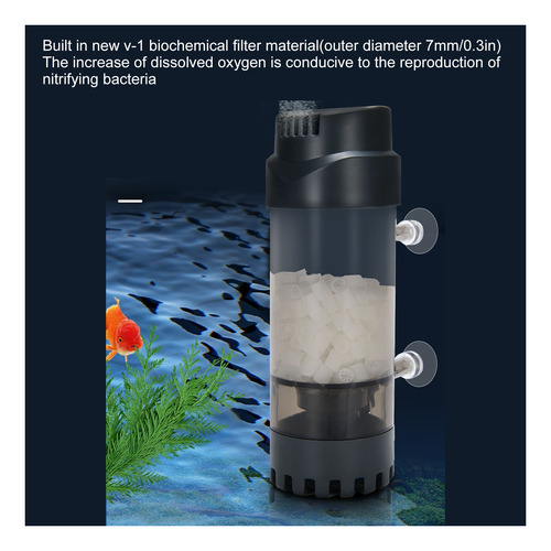 Filtro De Lecho Fluidizado Acuario Doble Filtración Prevenir Cuotas