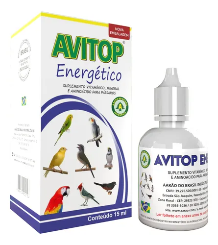 Avitop - Energético - Aarão - 15ml | MercadoLivre