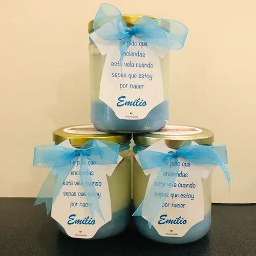 Kit 5 Vela Para Baby Shower Para Niña/niño Soja Aroma Bebé en venta en ... Kit 5 Vela Para Baby Shower Para Niña/niño Soja Aroma Bebé en venta en ...