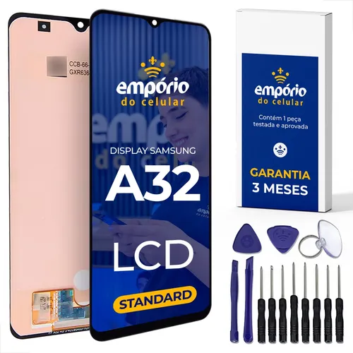 Tela Frontal Display Compatível A32 A325 Empório | Frete grátis Tela Frontal Display Compatível A32 A325 Empório | Frete grátis