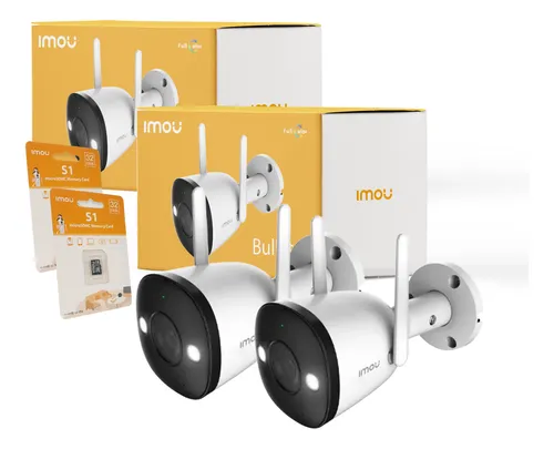 Kitx2 Cámara De Seguridad Wifi Imou Ip Exterior +32gb Kitx2 Cámara De Seguridad Wifi Imou Ip Exterior +32gb